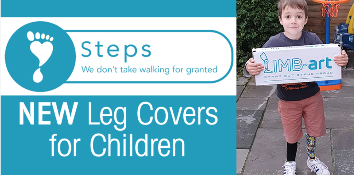 New prosthetic limb covers for children! - STEPS Charity